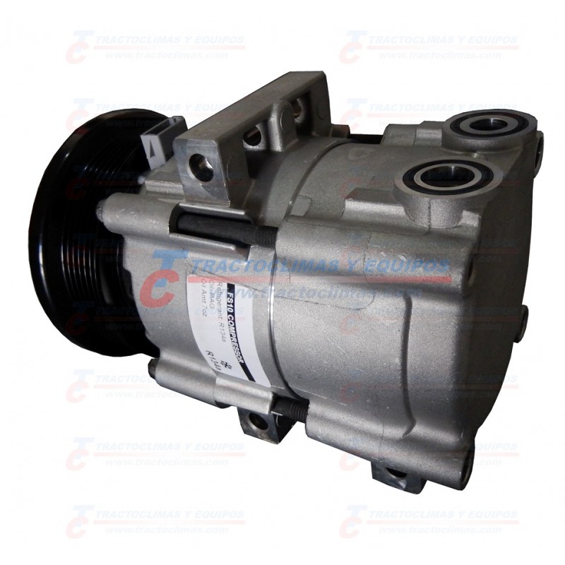 COMPRESOR FS10 P/FORD , PV6 RAN SALIDAS ARRIBA